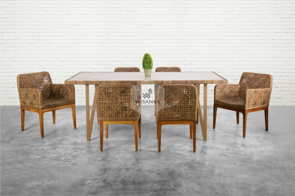 Synthetic Rattan Furniture Dior Dining Set | Synthetic Rattan Dining ...